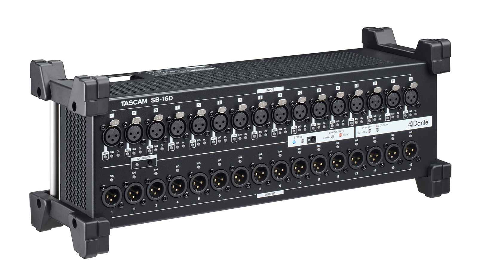 TASCAM Introduces the SB-16D 16-in/16-out Dante Stage Box | ニュース詳細 ...